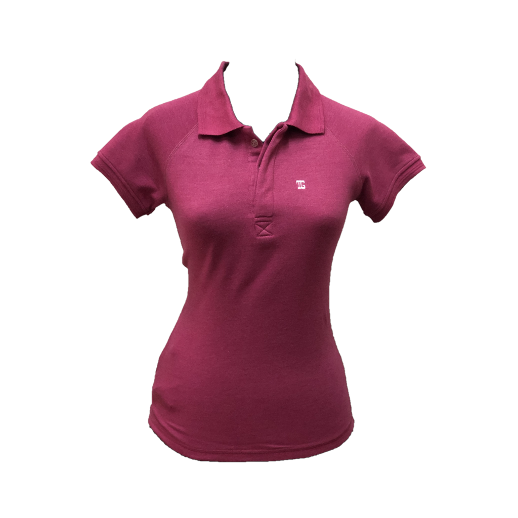 LT-108 || Ladies Top Long Raglan Sleeve Sangria Textured One Concealed ...
