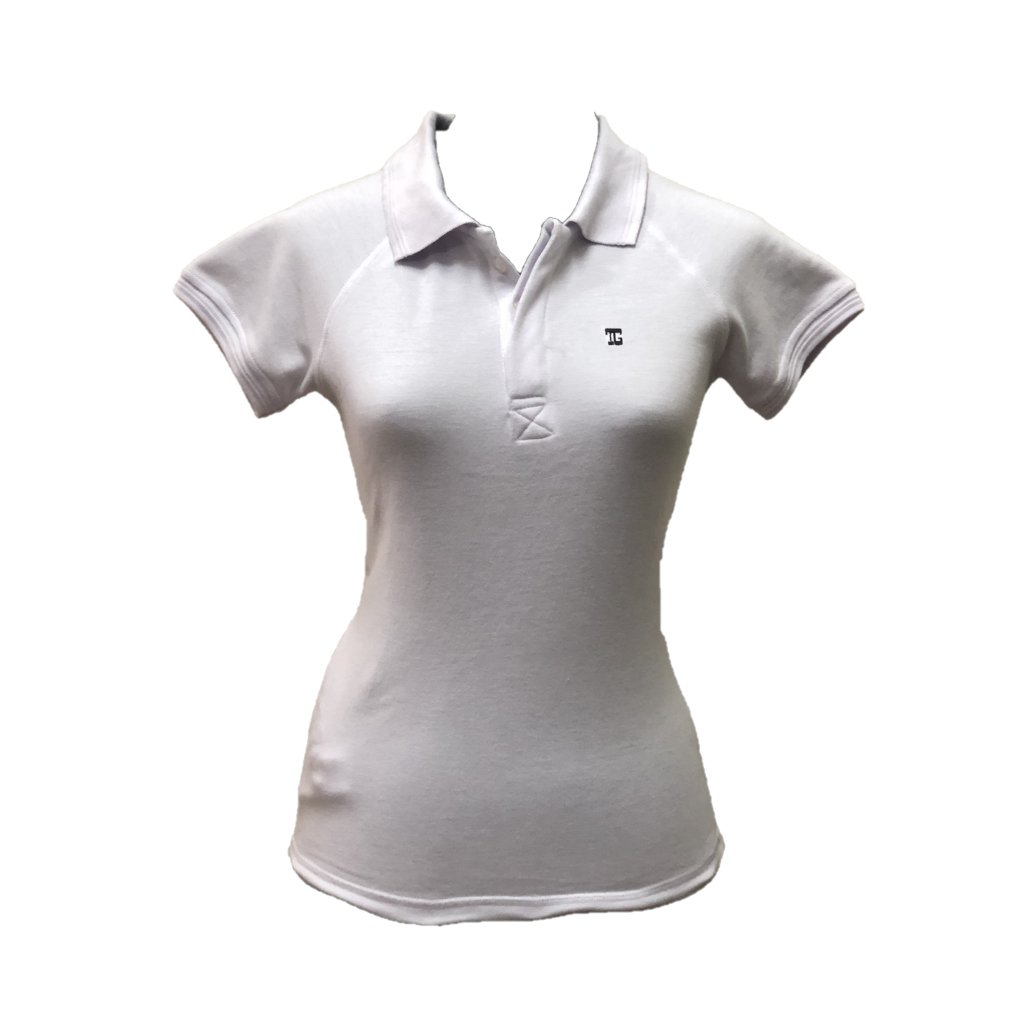 LT-108A || Ladies Top Long Raglan Sleeve White Textured One Concealed ...